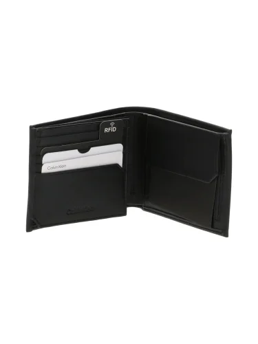 Calvin Klein Ck Concise Trifold 10cc W Coin L Ck Black